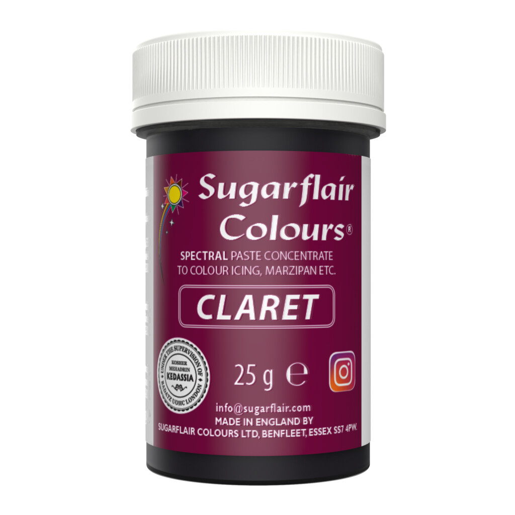Sugarflair Spectral Paste Colour – Claret 25g – SugarFlair