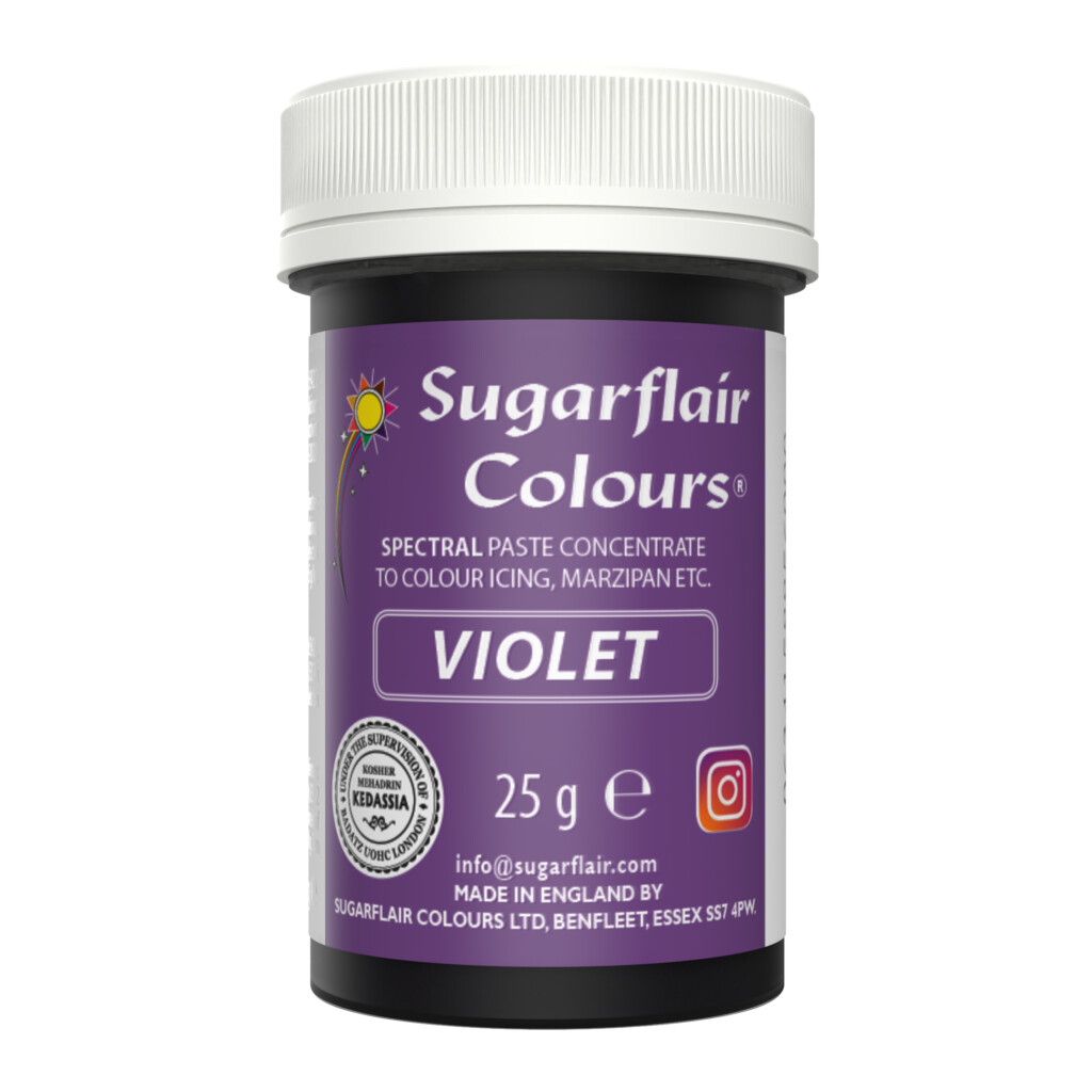 Sugarflair Spectral Paste Colour – Violet 25g – SugarFlair