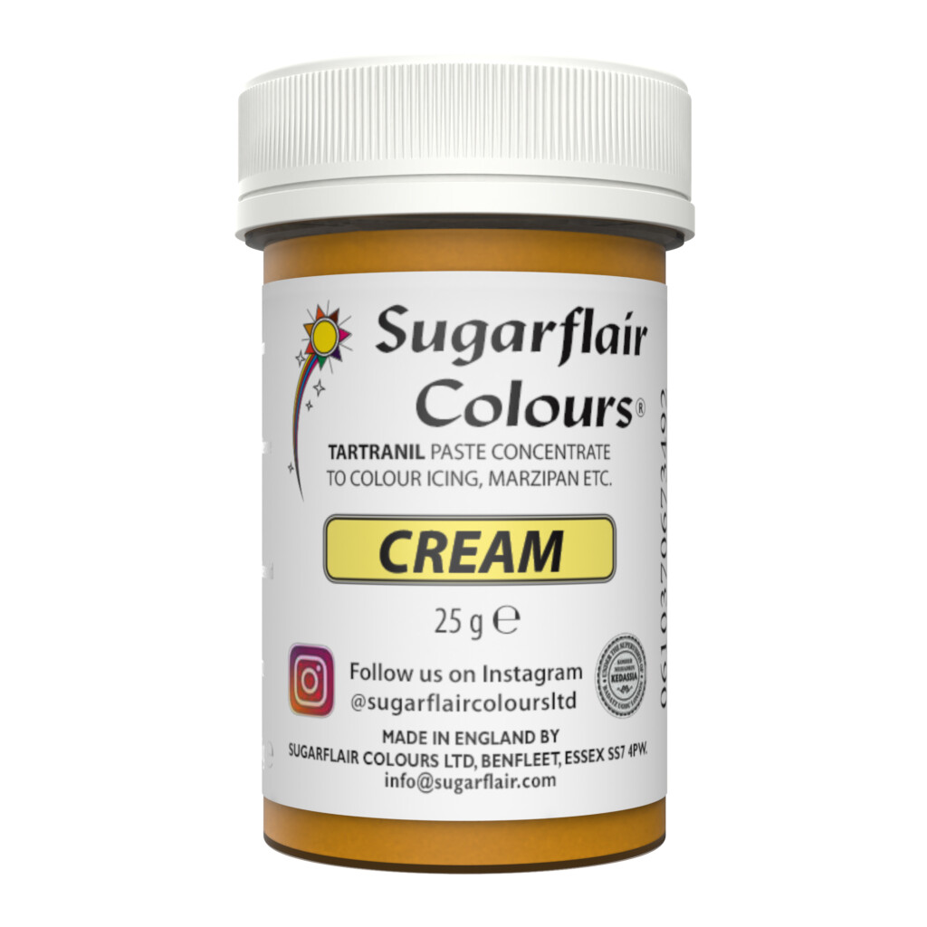 Sugarflair Tartanil Paste Colour – Cream 25g – SugarFlair