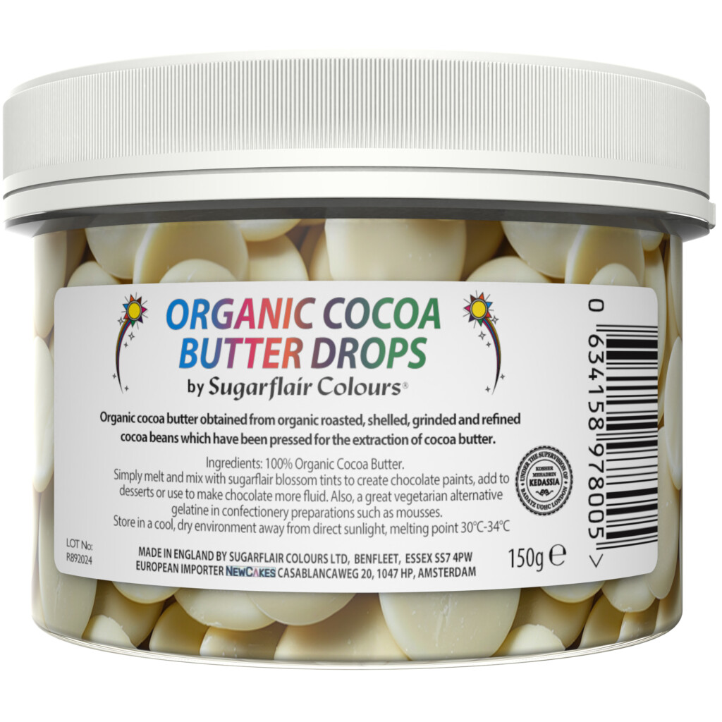 Sugarflair Organic Cocao Butter Drops 150g – SugarFlair