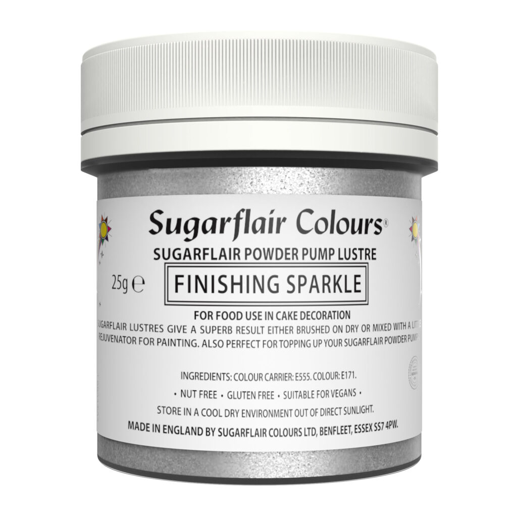 Sugarflair Powder Pump Glitter Dust Refill – Finishing Sparkle 25g ...