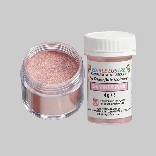 Sugarflair Lustre Dust – Shimmer Pink 4g – Sugar Flair