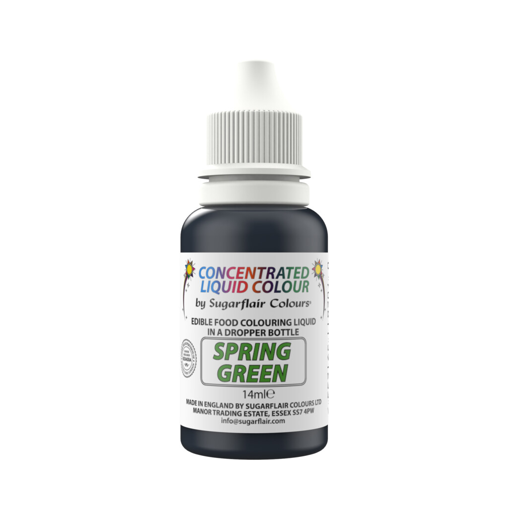 Sugarflair Sugartint Liquid Colour/Paint – Spring Green 14ml – SugarFlair