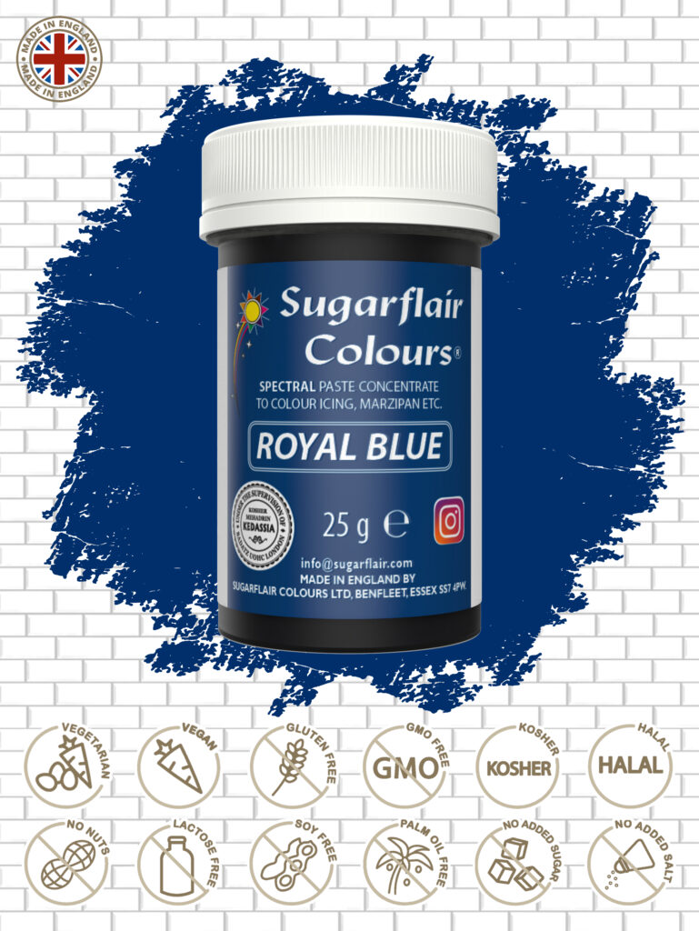 Sugarflair Spectral Paste Colour – Royal Blue 25g – SugarFlair