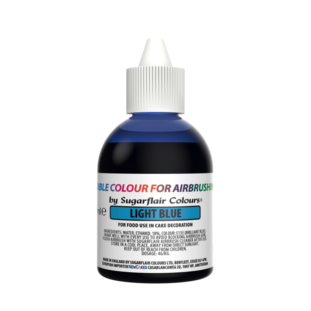 Sugarflair Airbrush Colour – Light Blue 60ml – SugarFlair