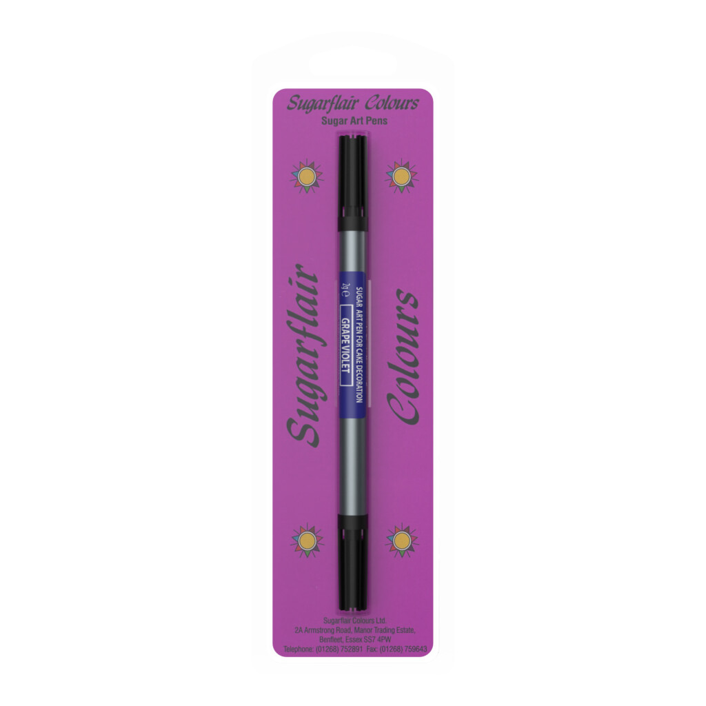 Sugarflair Sugar-Art Edible Food Pen – Grape Violet – SugarFlair