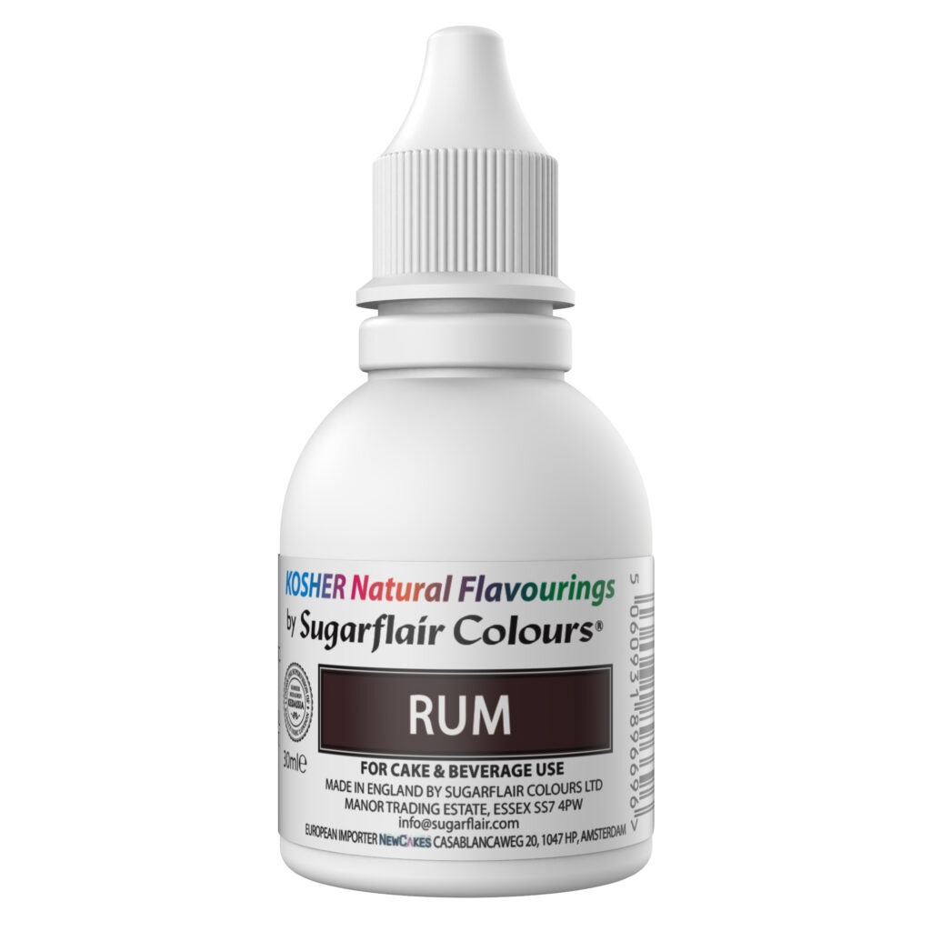 Sugarflair Kosher Natural Concentrated Flavouring – Rum 30ml – SugarFlair