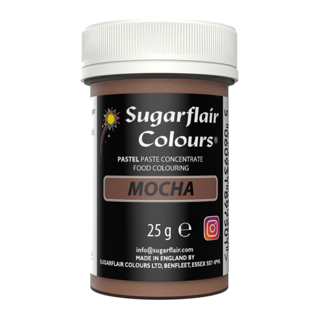 Sugarflair Pastel Paste Colour – Mocha 25g – SugarFlair